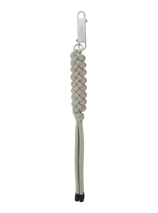 Moncler Braided Rope Carabiner Keyring - Grey
