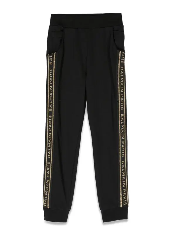 Balmain Paris Logo Band Joggers - Black