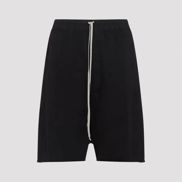 Rick Owens Drawstring Pods Shorts In Jersey