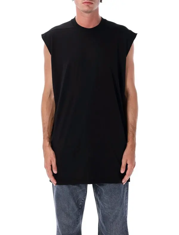 Rick Owens Sleeveless Tarp T-shirt - Black