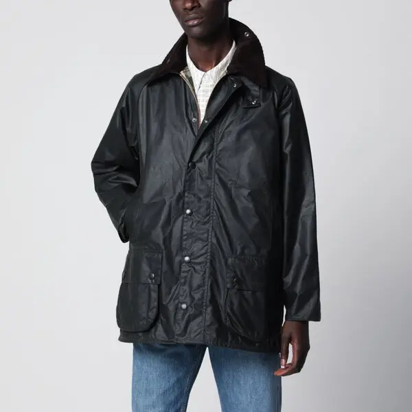 Barbour Beaufort Waxed Jacket - Green