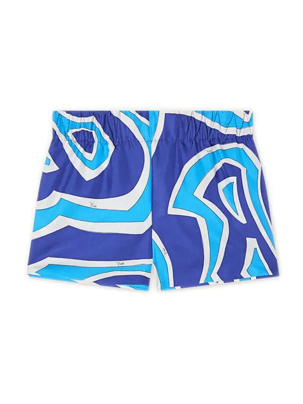 Emilio Pucci Printed Silk Shorts
