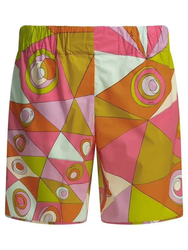 Emilio Pucci Geometric Print Mini Shorts - Multicolor