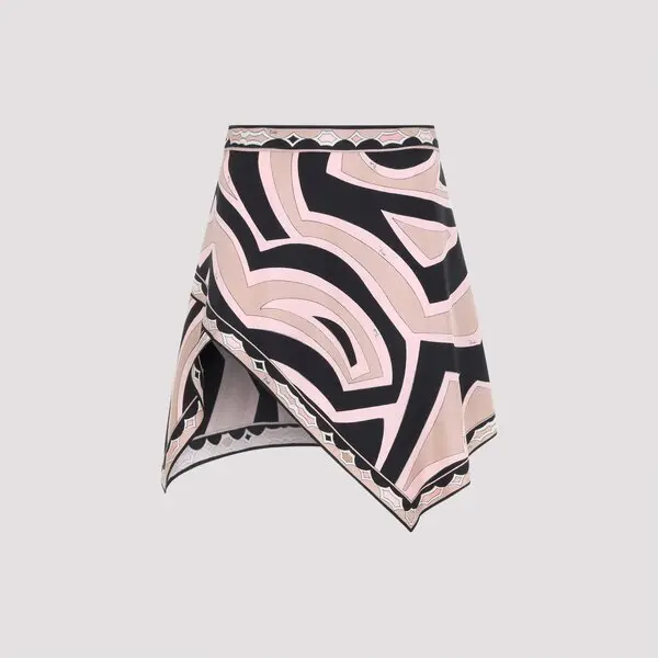 Emilio Pucci Printed Silk-twill Mini Skirt - Multicolour