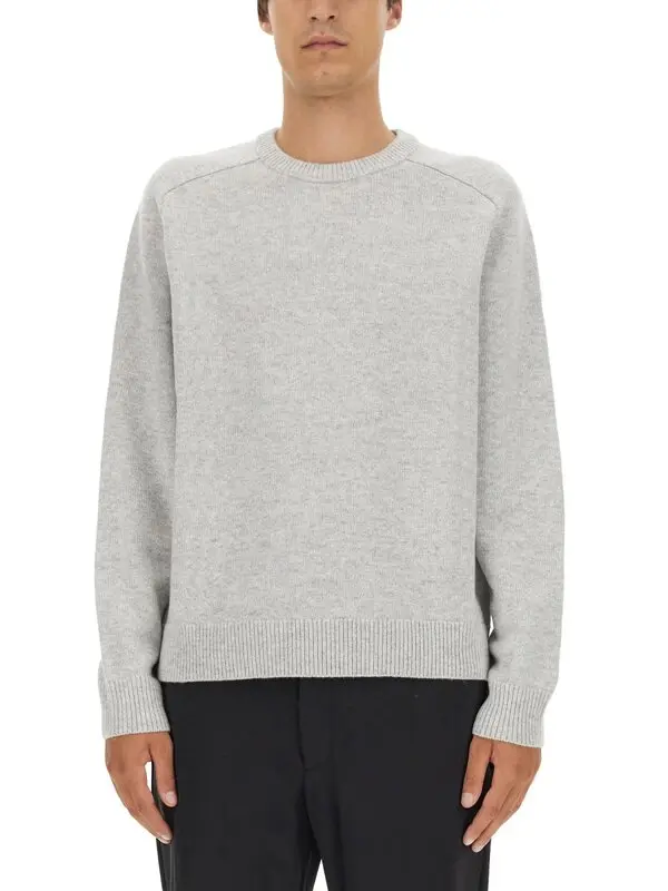 Theory Wool & Cashmere Blend Crew Neck T-shirt - Grey