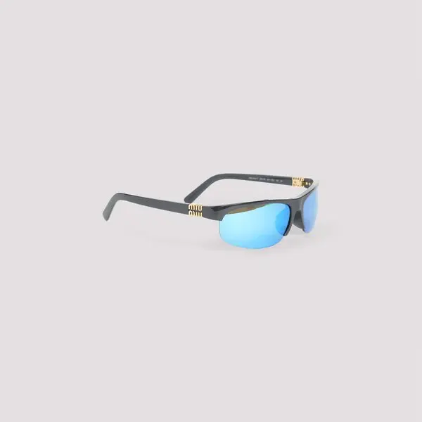Miu Miu Oval Sunglasses - Blue