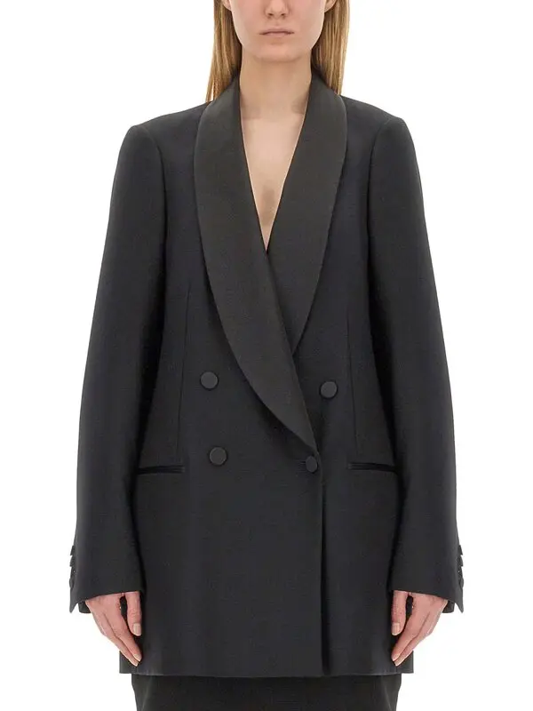 Dries Van Noten Double-breasted Wool-blend Jacket