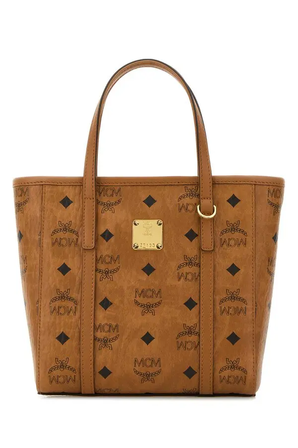 Mcm Toni Visetos Mini Tote - Buff