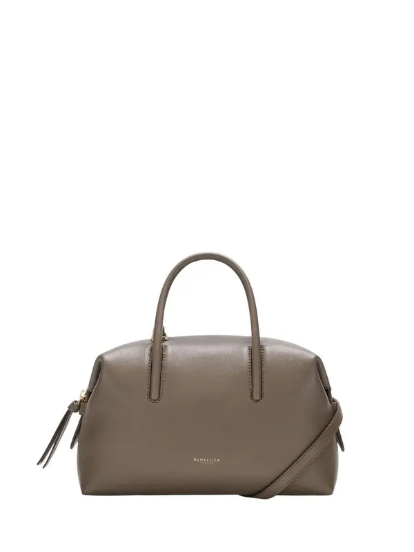 DEMELLIER The Small Stockholm Fine Grain Handbag - Grey