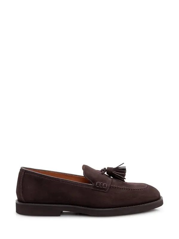 DOUCAL'S Suede Loafers With Tassel Detail - T.moro