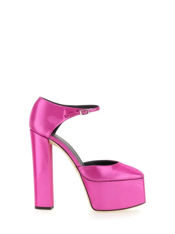 GIUSEPPE ZANOTTI 150mm Bebe Platform Pumps - Fuchsia