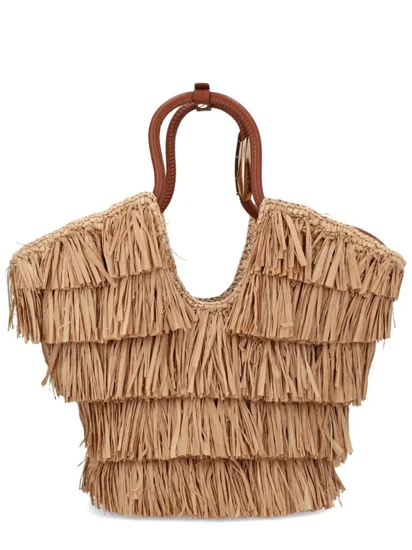 Zimmermann Small Raffia Tote Bag