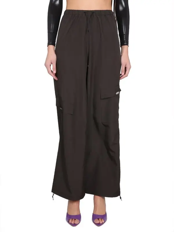 NOT AFTER TEN Mini Elastic Waistband Cargo Pants