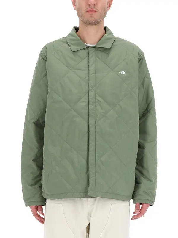 The North Face Zip Up Puffer Jacket - Green