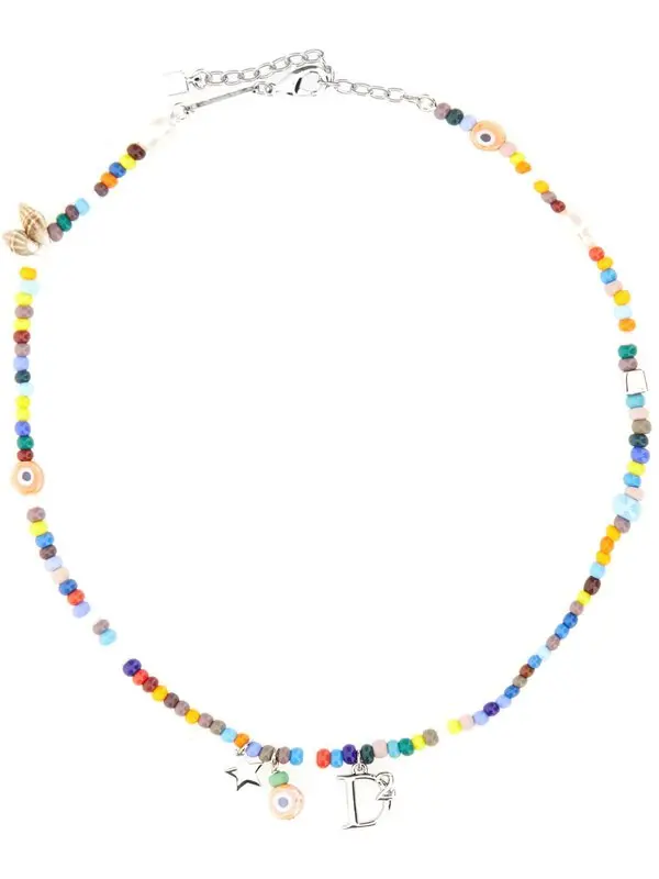 Dsquared2 Bead And Shell Necklace - Multicolour