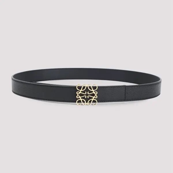 Loewe Reversible Leather Belt - Black
