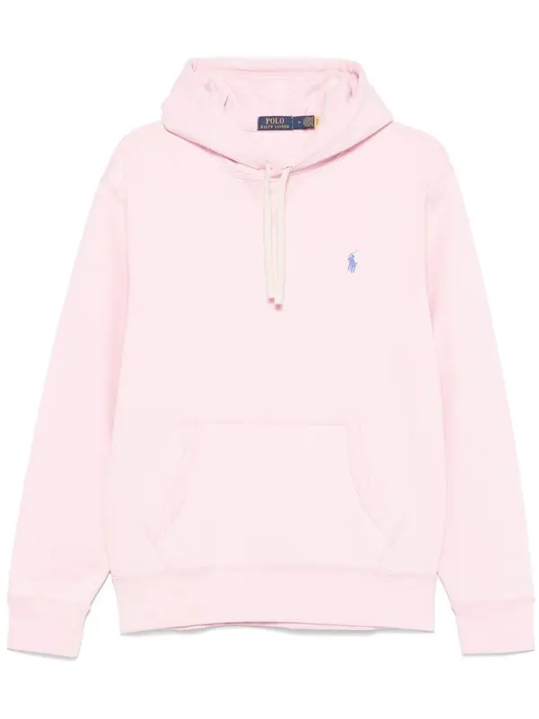 Ralph Lauren Lightweight Hoodie With Drawstring - Pink