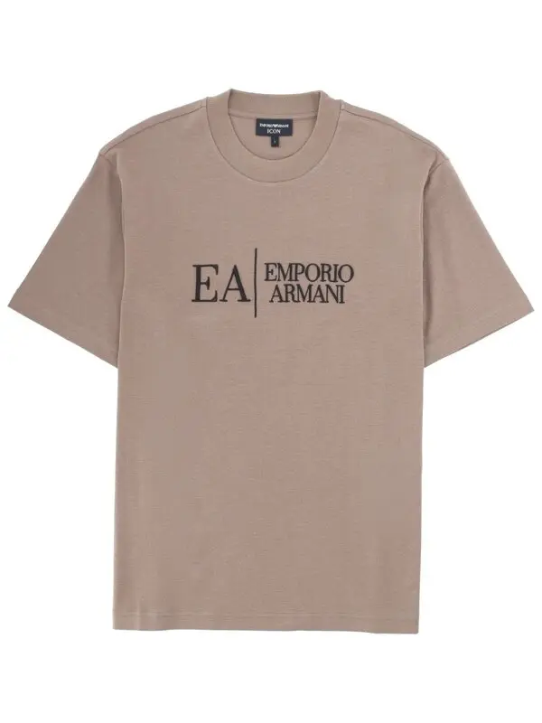 Emporio Armani Round-neck T-shirt - Brown