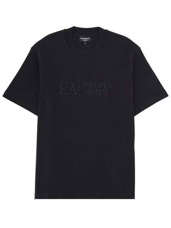 Emporio Armani Logo-detail T-shirt - Black