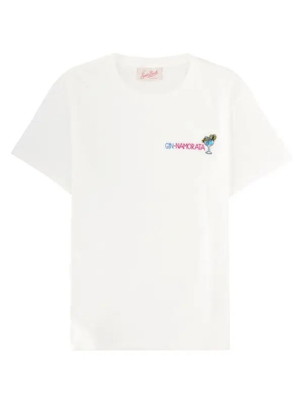 MC2 SAINT BARTH Mini Cotton T-shirt - White