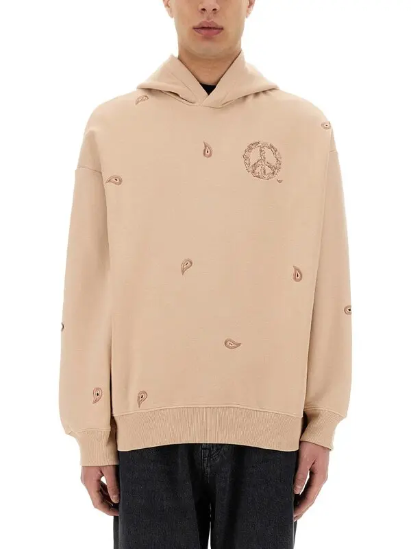 Emporio Armani Embroidered Cotton Sweatshirt