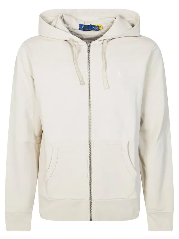 Polo Ralph Lauren Full-zip Fleece Hoodie - Grigio