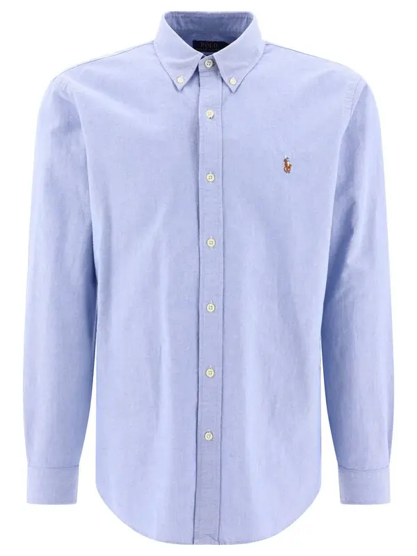 Polo Ralph Lauren Custom-fit Oxford Shirt - Blue