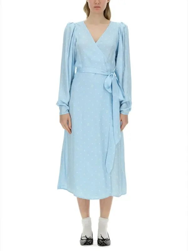 ROTATE BY BIRGER CHRISTENSEN Kamaja Sequined Gown - Blue