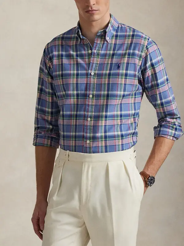 Ralph Lauren Classic Cotton Shirt For - Navy