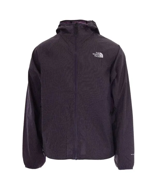The North Face Checked Hooded Zip-up Jacket - Endless Dusk