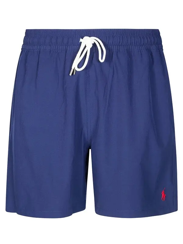Polo Ralph Lauren Drawstring Waist Swim Shorts With Embroidered Logo