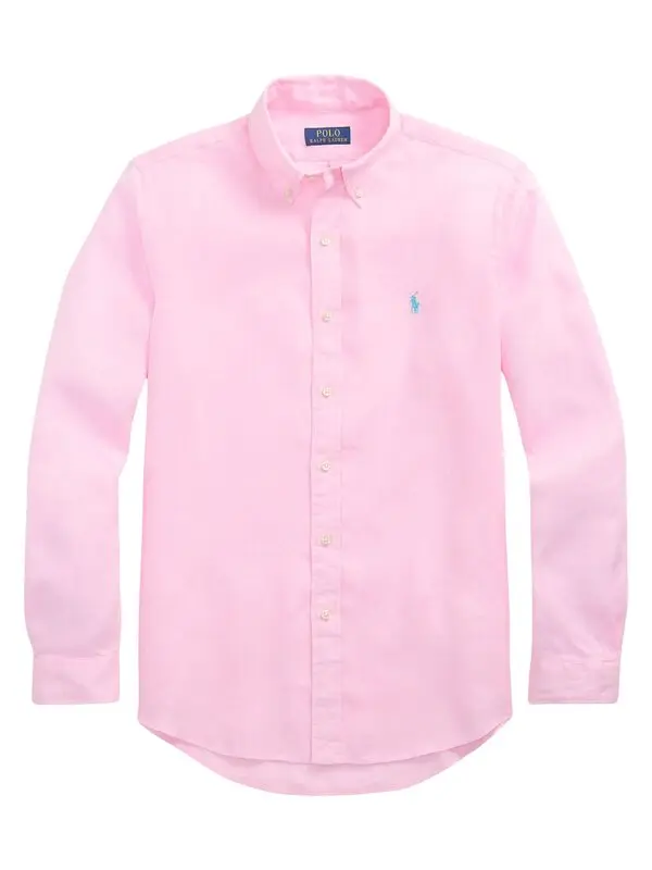Polo Ralph Lauren Custom-fit Linen Shirt - Pink