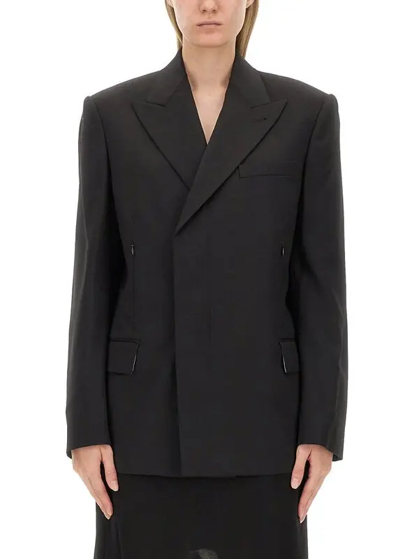 Helmut Lang Oversize Fit Jacket - Black