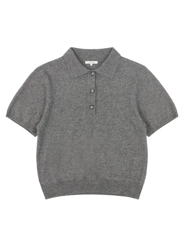 ENTIRE STUDIOS Knit Polo Sweater - Grey
