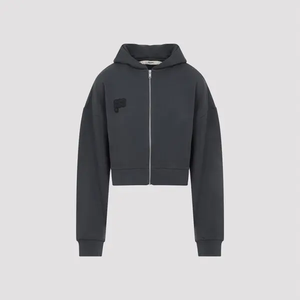 PANGAIA Cropped Zip Up Hoodie