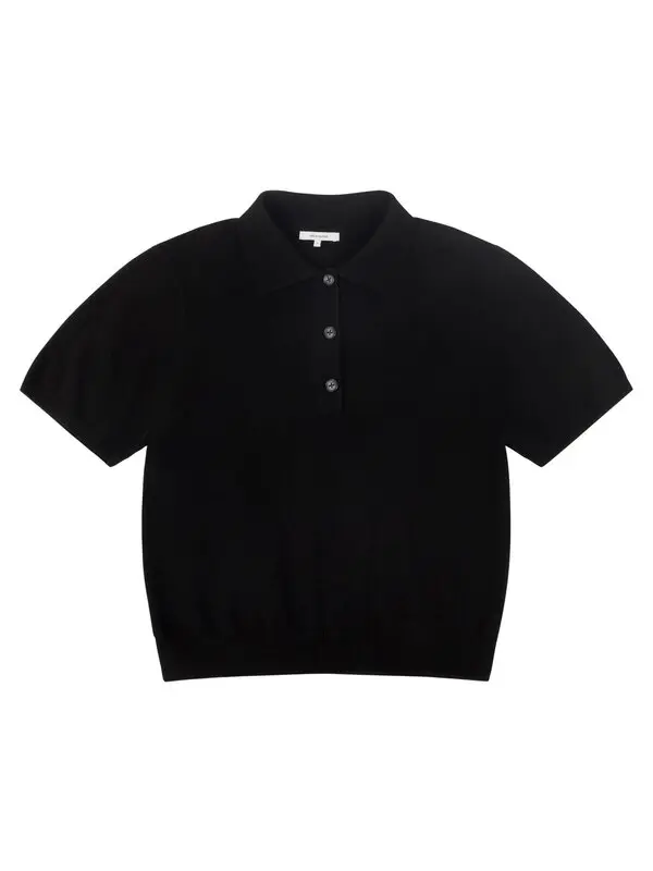 ENTIRE STUDIOS Classic Half Button Polo Size