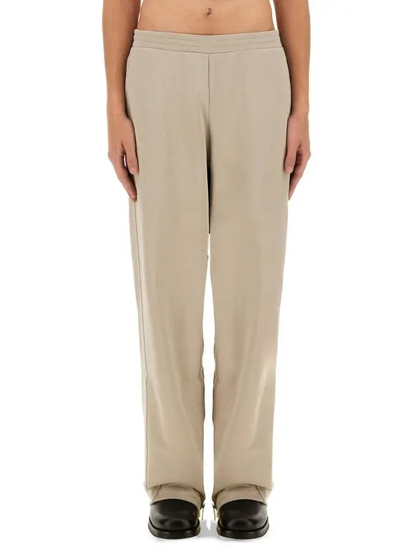 Helmut Lang Organic Cotton Jogging Pants With Zipper