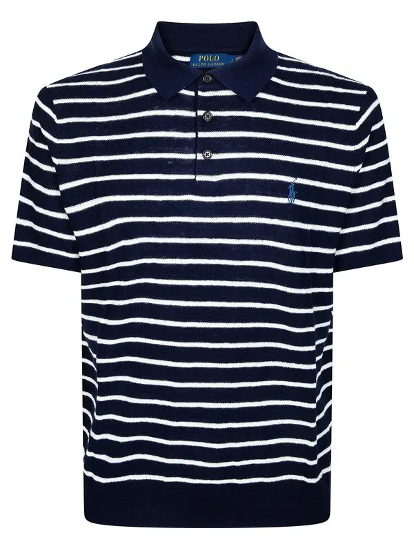 Polo Ralph Lauren Striped Polo Shirt - Blu