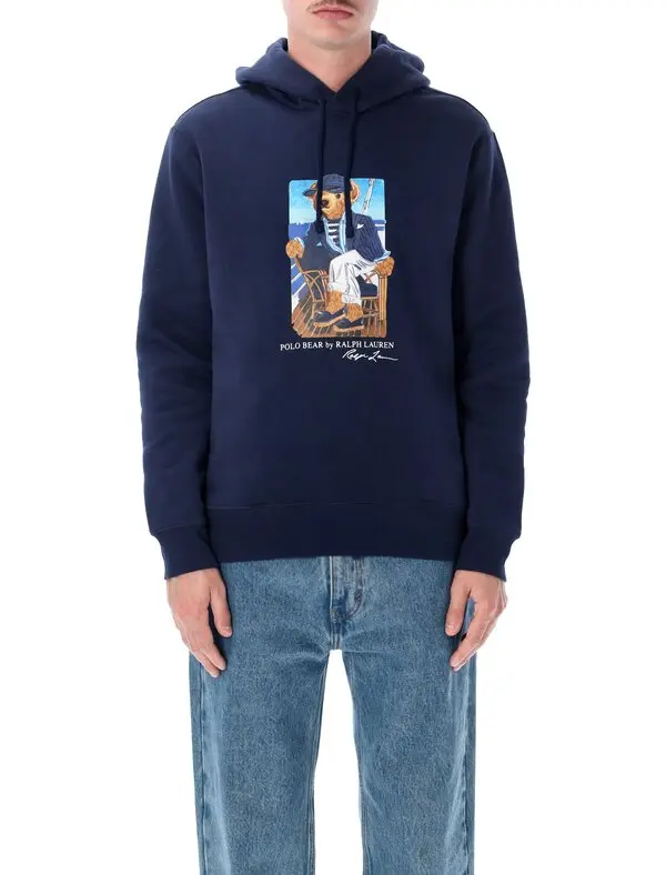 Polo Ralph Lauren Hoodie With Graphic Print - Blue