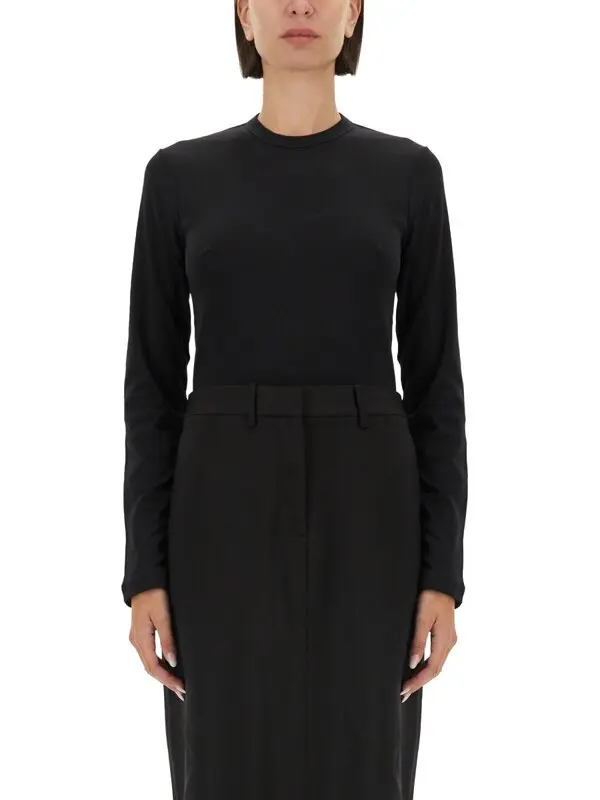 Helmut Lang Slim Fit Logo T-shirt - Black