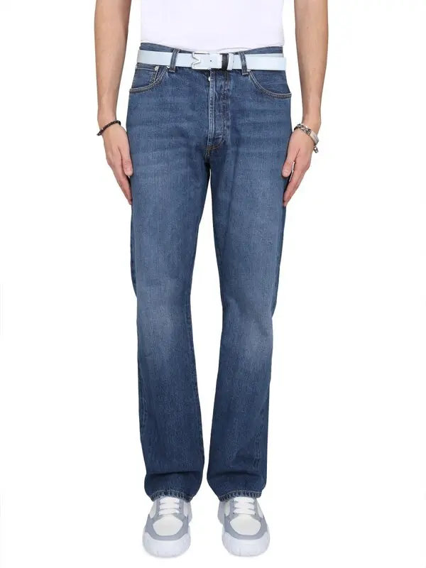 Alexander McQueen Turn-up Cuff Straight-leg Jeans