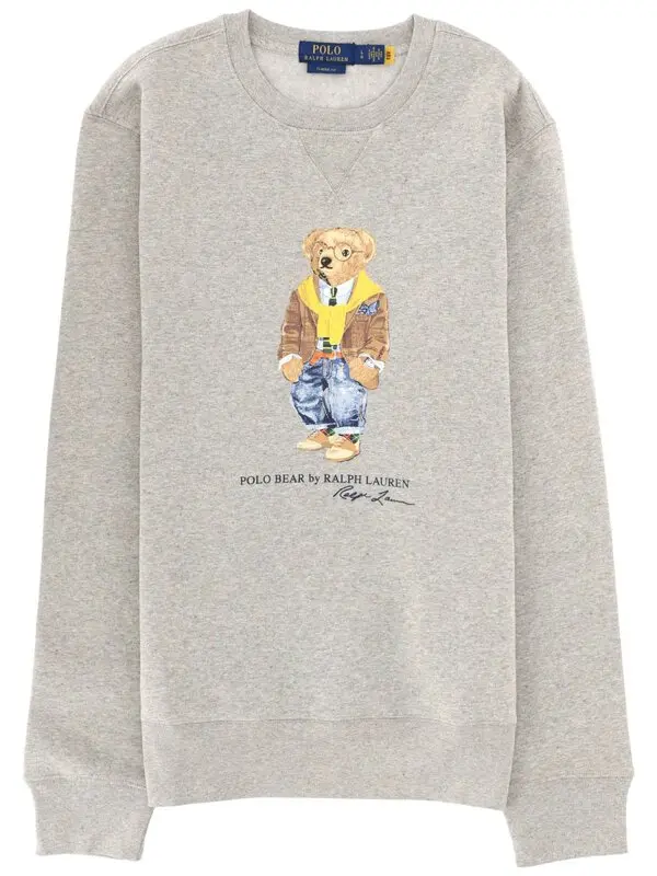 Polo Ralph Lauren Heritage Graphic Crewneck Sweatshirt - Grey