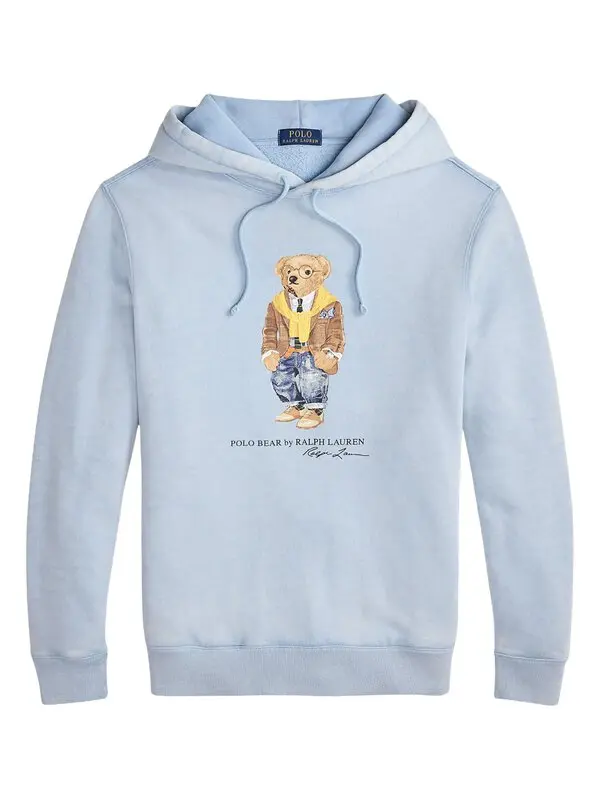 Ralph Lauren Polo Graphic Hoodie - Light Blue