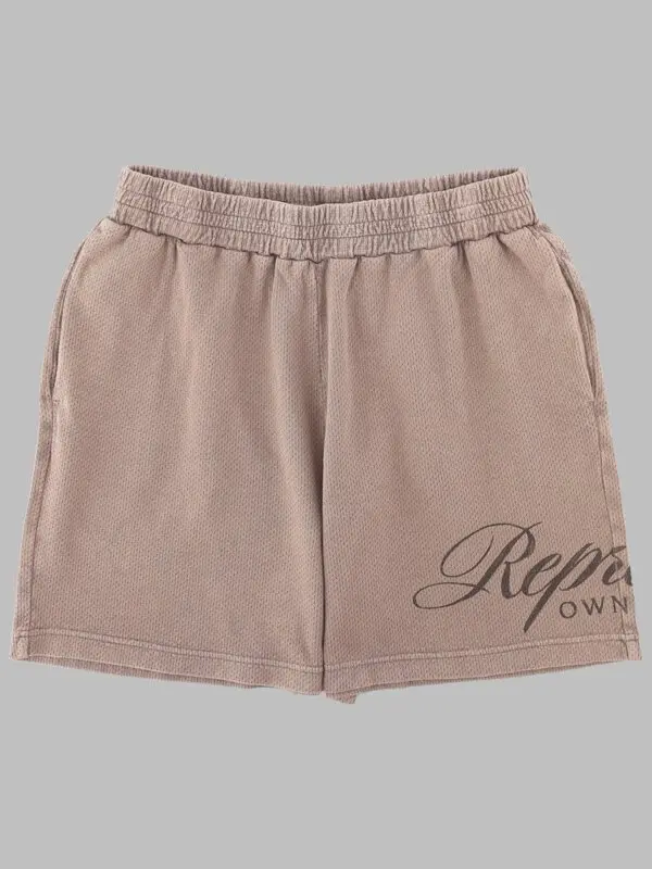 REPRESENT Logo Shorts - Beige