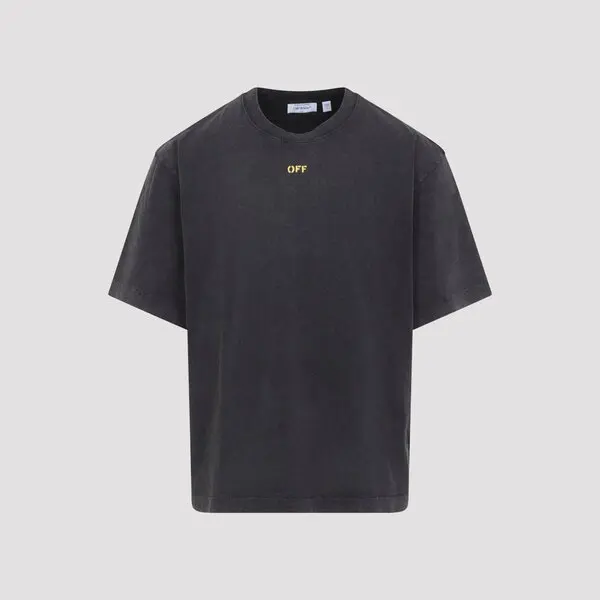 Off-White Fallen Angel Skate Cotton T-shirt - Black