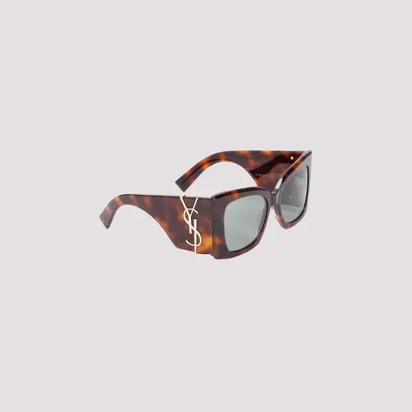 Saint Laurent Square Frame Sunglasses - Brown