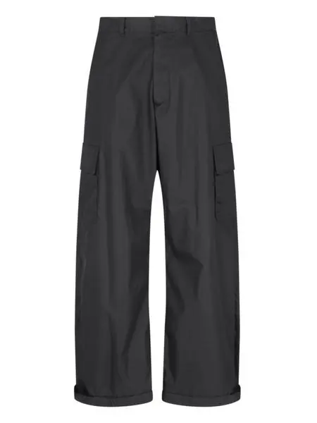 Off-White Embroidered Cargo Pants For Fw23 Collection - Blackblack