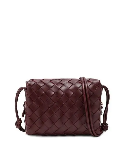 Bottega Veneta Mini Loop Camera Bag - Bordeaux