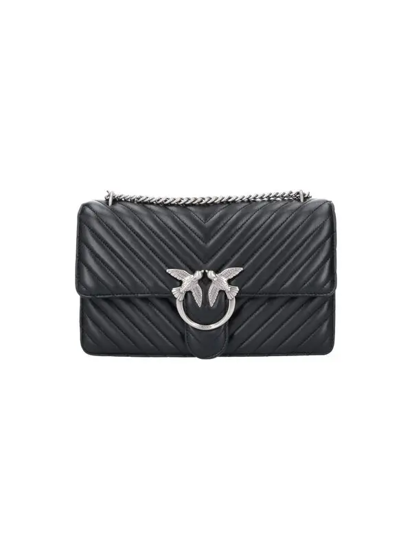 Pinko Quilted Chain Strap Shoulder Bag