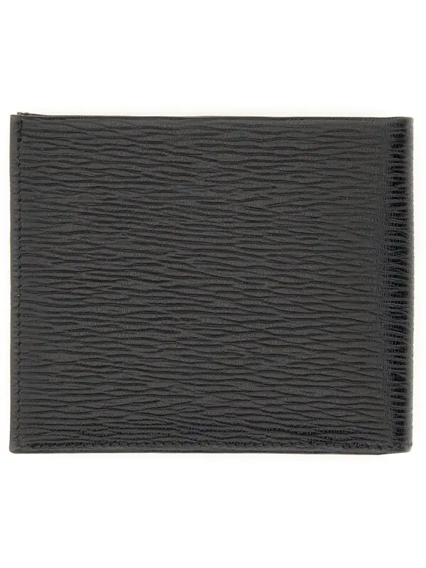 FERRAGAMO Gancini Mini Wallet - Black